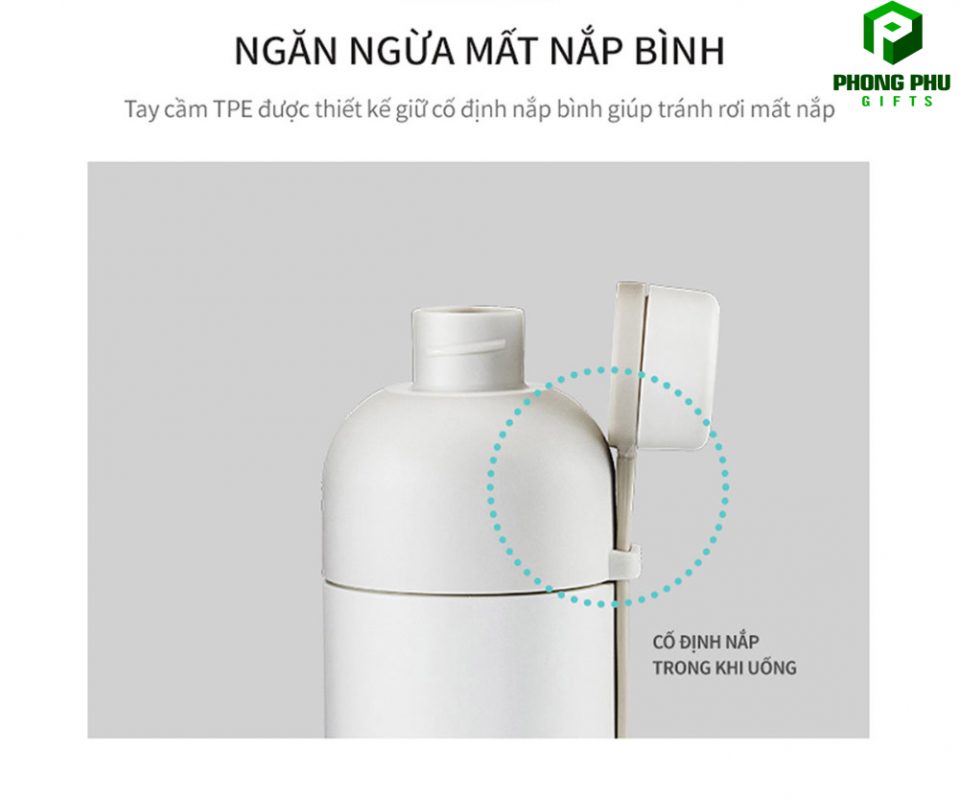 BGN 070 – Bình giữ nhiệt Lock&Lock Belt Bottle LHC4267 490ml Giá tốt, in ấn khắc laser theo yêu cầu